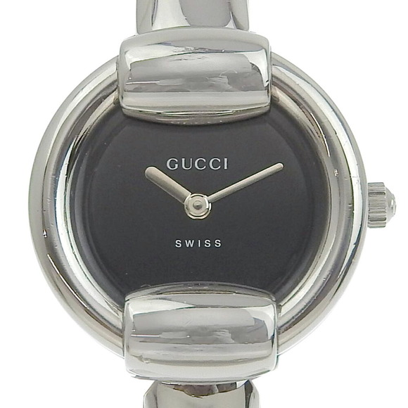 Gucci | Accessories | Gucci Watch 40l Stainless Steel Silver Quartz ...